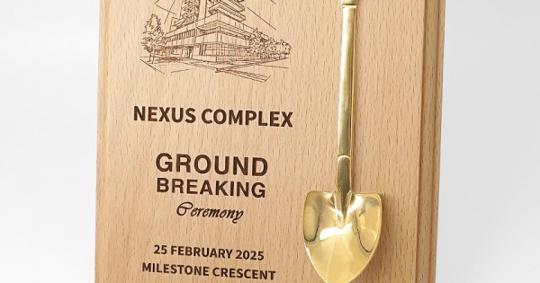 Ground Breaking Plaque